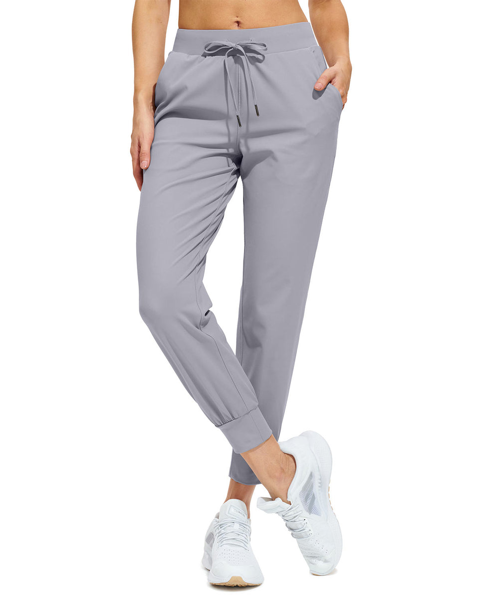 Women’s Lightweight Athletic Jogger Sweatpants – Tapered Casual Running ...